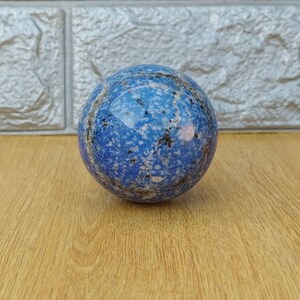 266g Lapis Lazuli Ball, Gemstone Sphere, Crystal Ball, Blue Gemstone ...