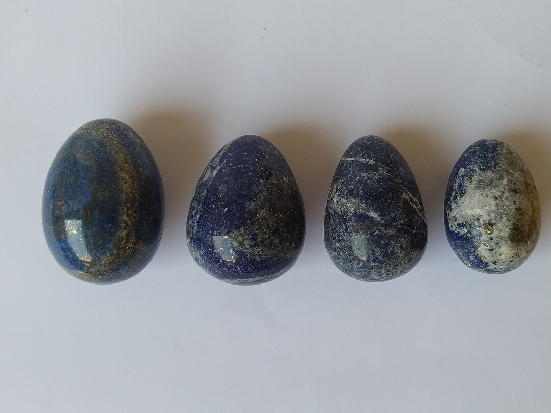 Lapis Lazuli Egg Shape Stone, Original Gemstone From Afghanistan, Lapis ...