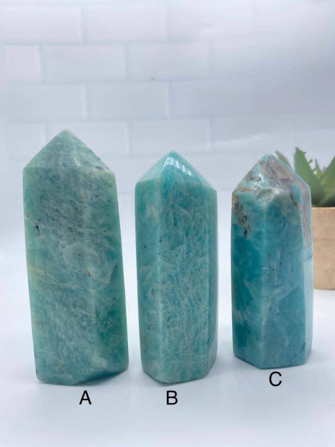 Aventurine Crystal Towers, Natural Home Decor Points, Original Polished ...