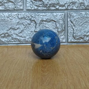 204g Lapis Lazuli Ball, Lapis Obelisk Crystal Ball Afghanistan Gemstone ...