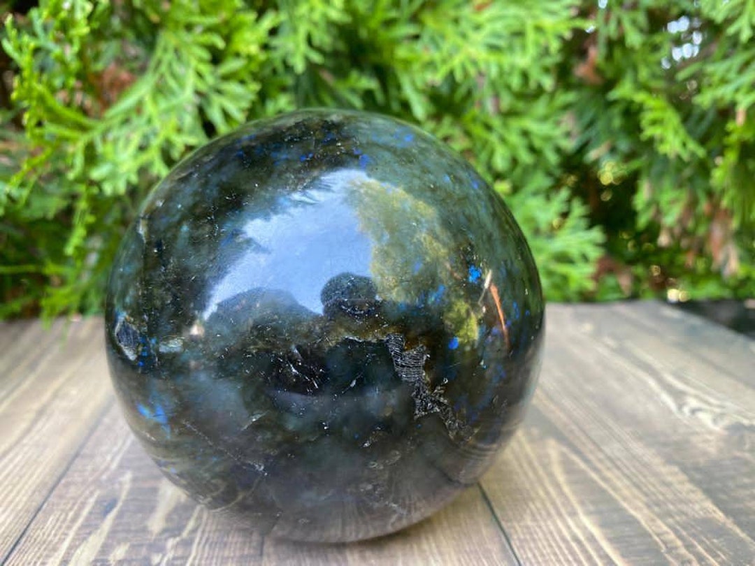 Labradorite Ball | Original Shaped Labradorite Ball | Beautiful ...