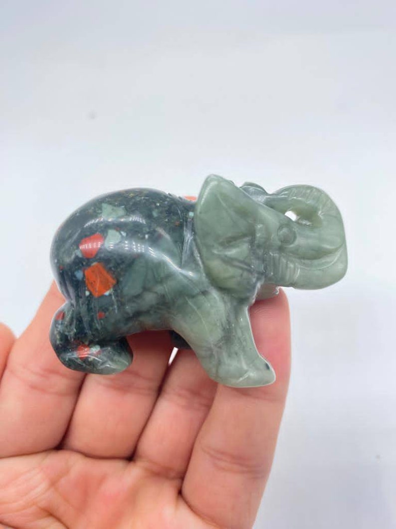 Green Jade Elephant Shape | Green Jade Elephant | Natural Green Jade ...