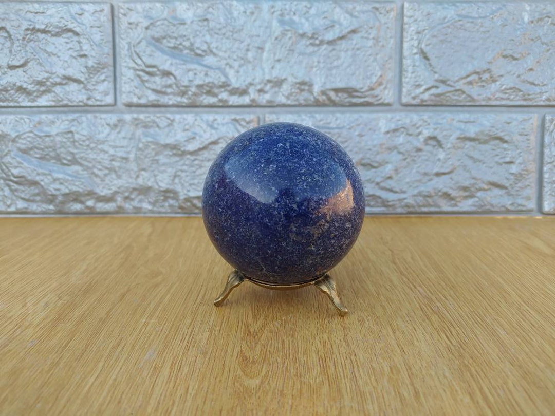 509g Lapis Lazuli Ball, Lapis Lazuli Sphere Crystal Ball Gift for Her ...
