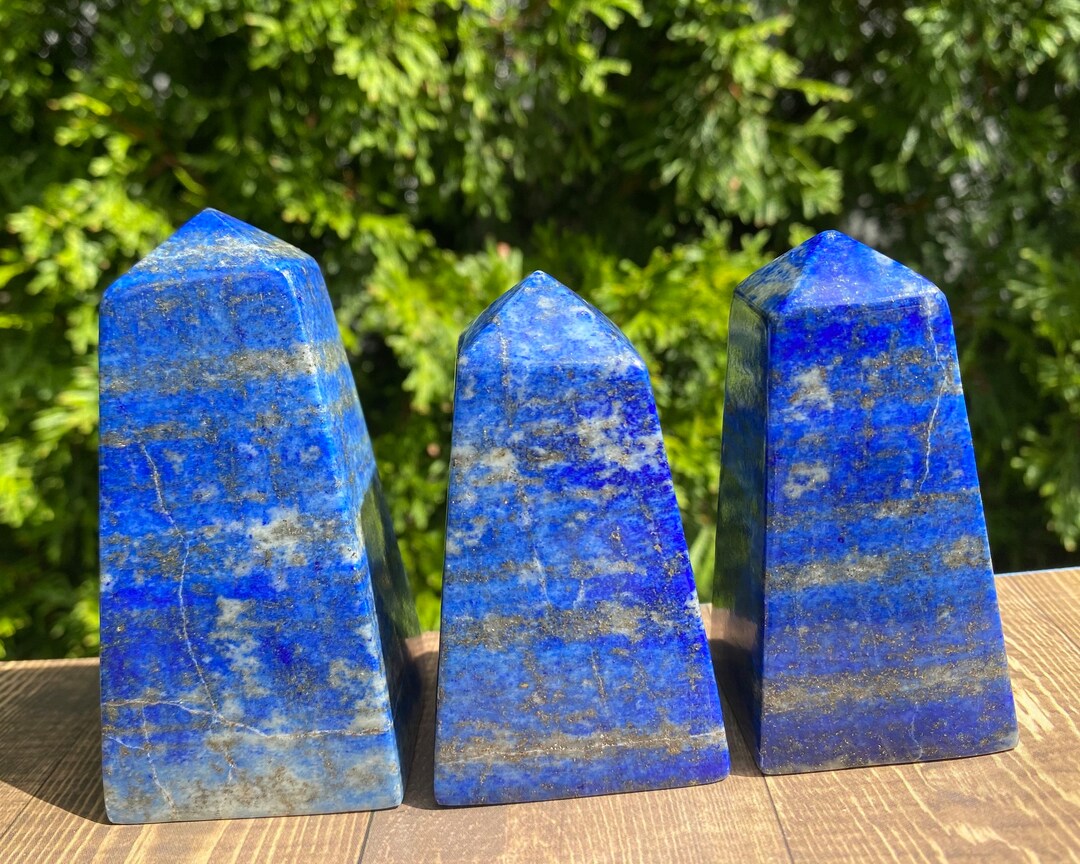 Lapis Lazuli Towers, Lapis Lazuli Points, Chakras, Natural Lapis Lazuli ...