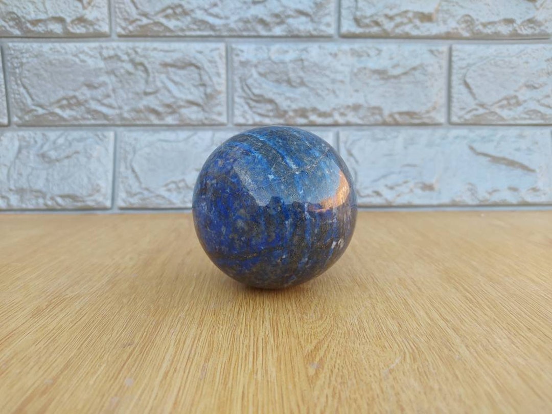 693g Lapis Lazuli Ball, Lapis Obelisk, Blue Gemstone, Metaphysical ...