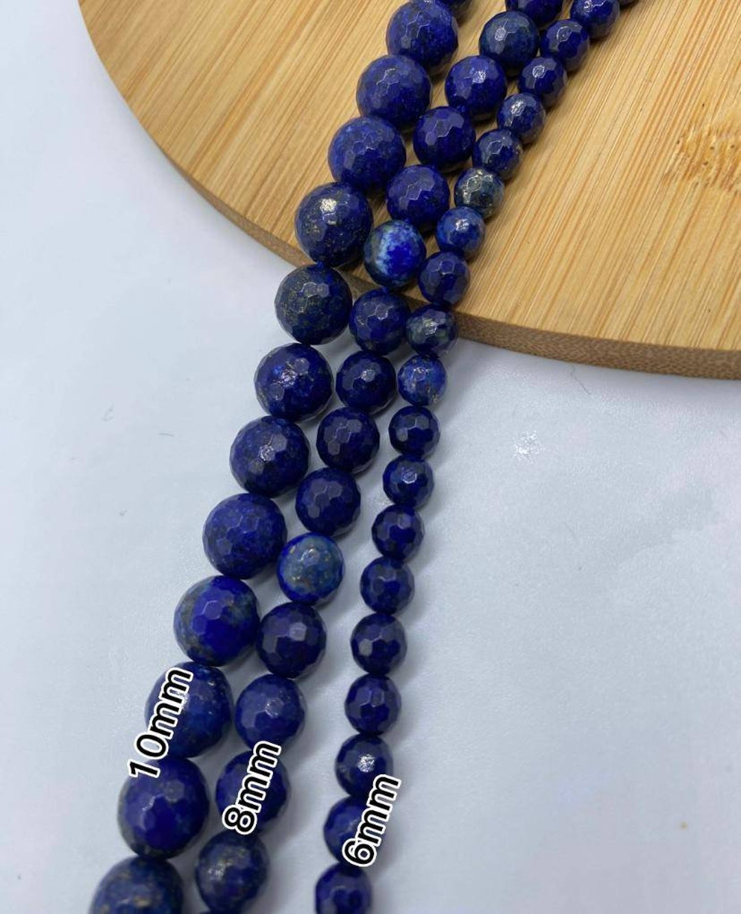 Natural Lapis Lazuli Diamond Shape Cut Beads | 6mm, 8mm and 10mm Lapis ...