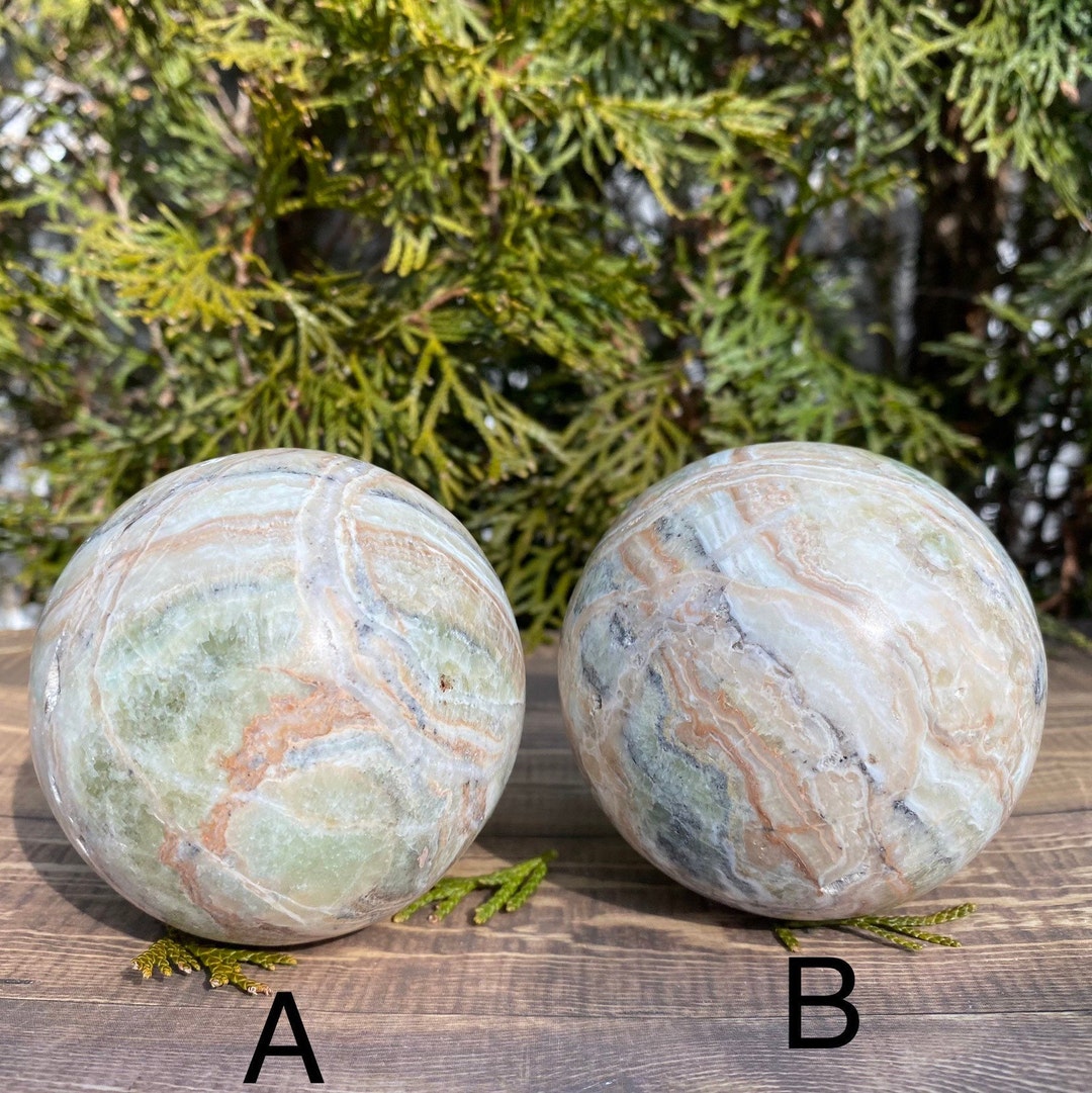 Caribbean Ocean Calcite Ball | Rocks and Minerals for Home Decor ...