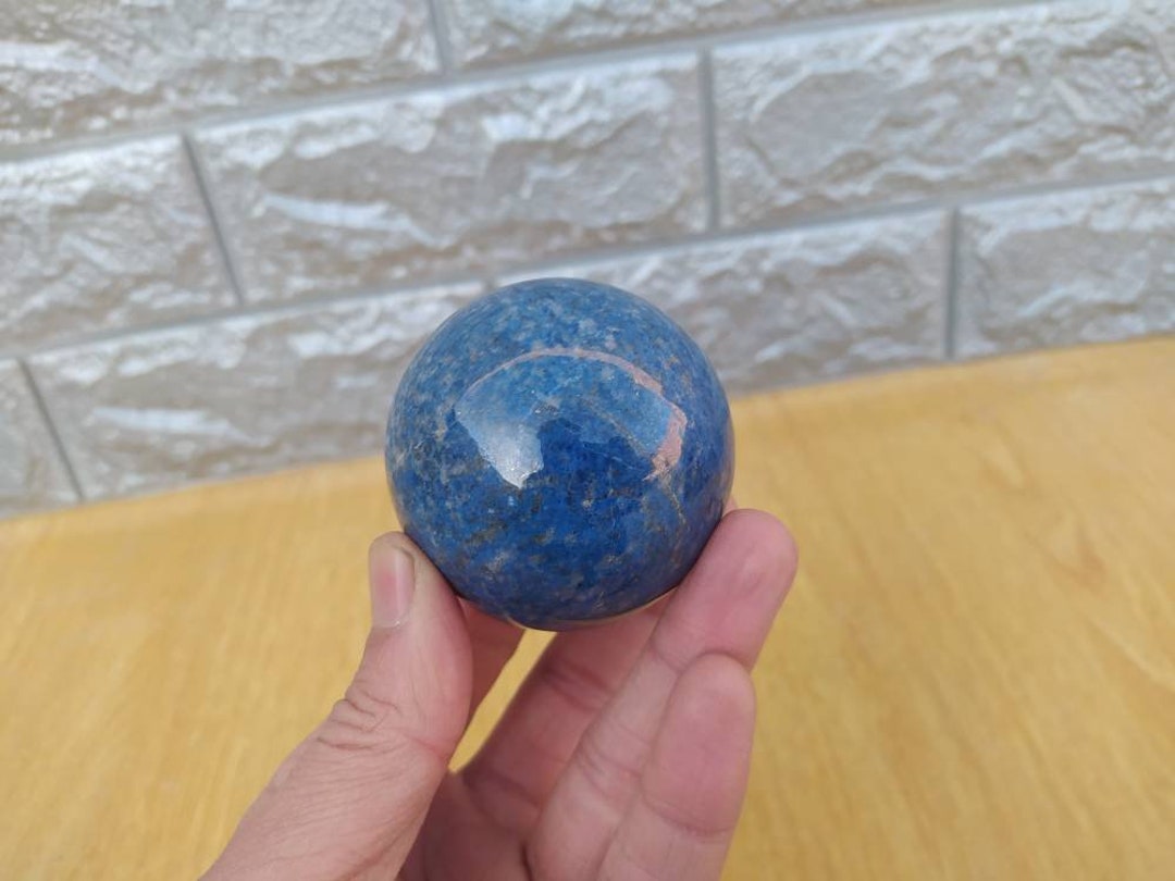 305g Lapis Lazuli Ball, Lapis Lazuli Sphere Gift for Her, Metaphysical ...