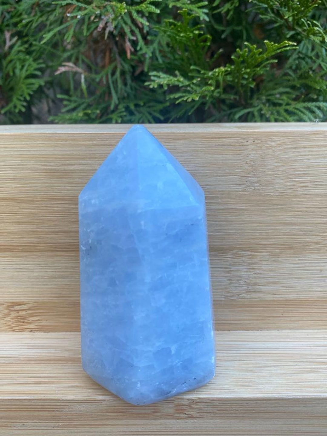 Blue Calcite Tower, Positive Energy Crystal Tower Best Quality Gift ...
