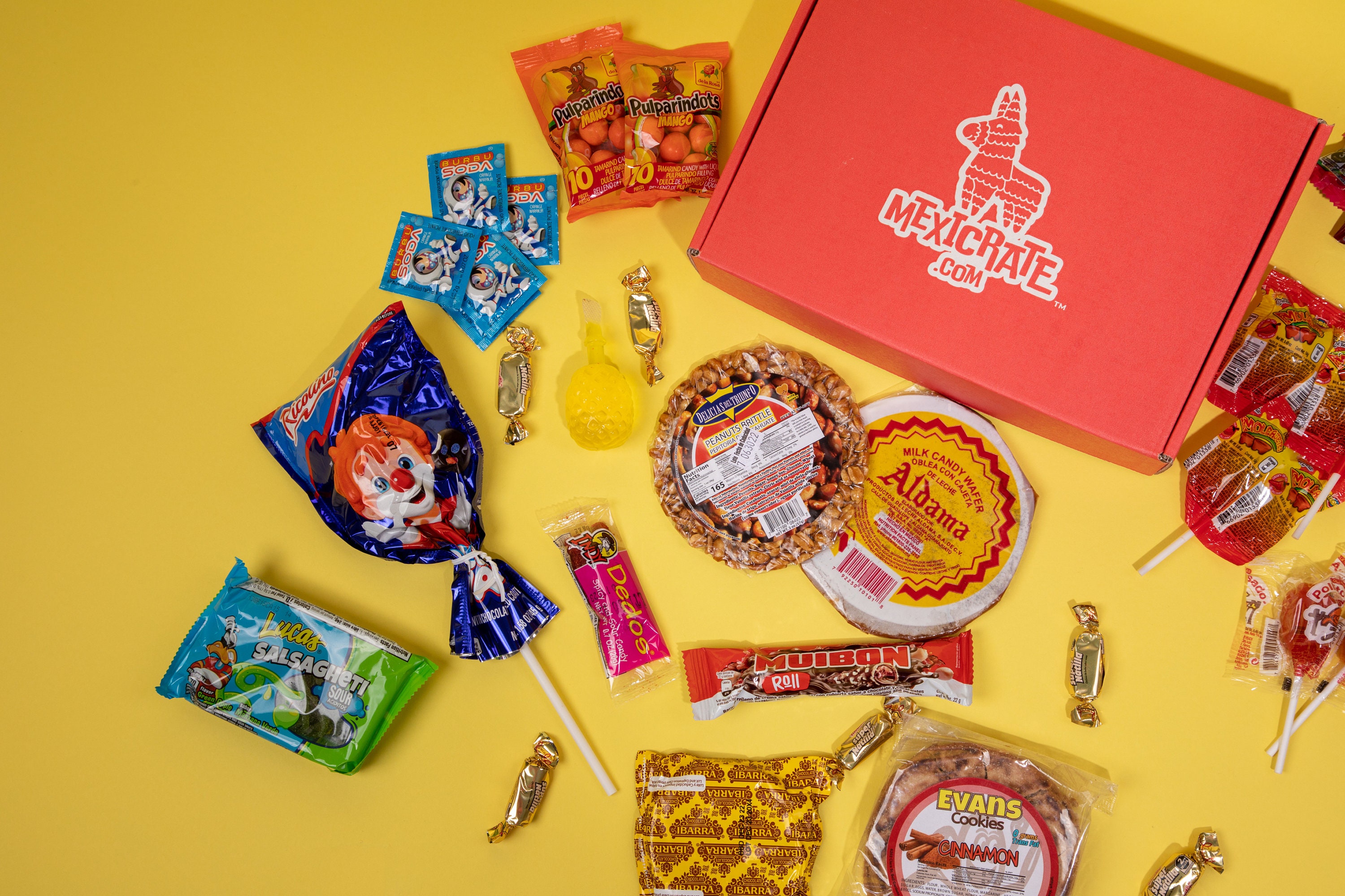 Mexican Candy Variety Box (mediana 25ct) of Spicy, Sour & Sweet Premium ...