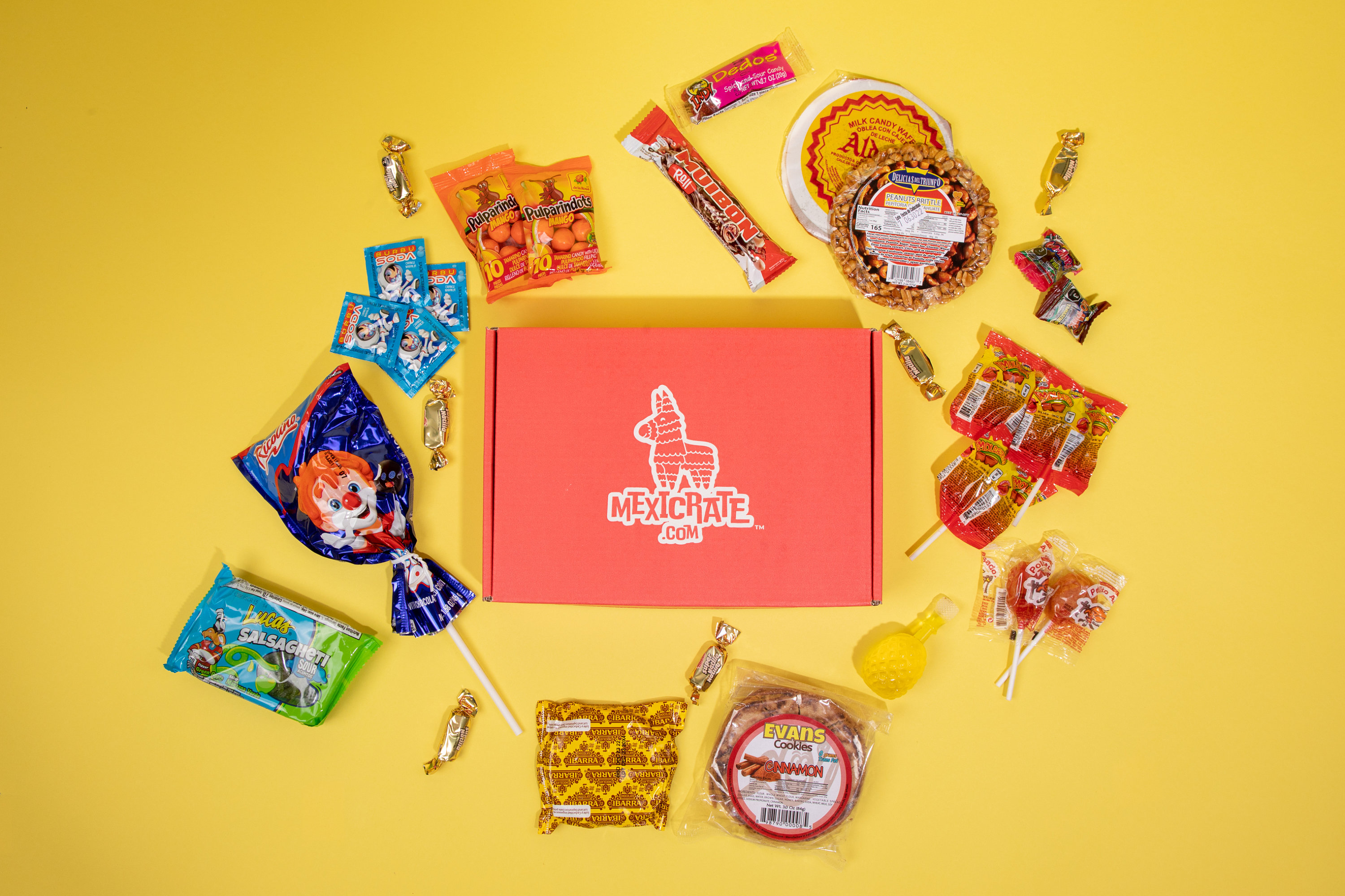 Mexican Candy Variety Box (mediana 25ct) of Spicy, Sour & Sweet Premium ...