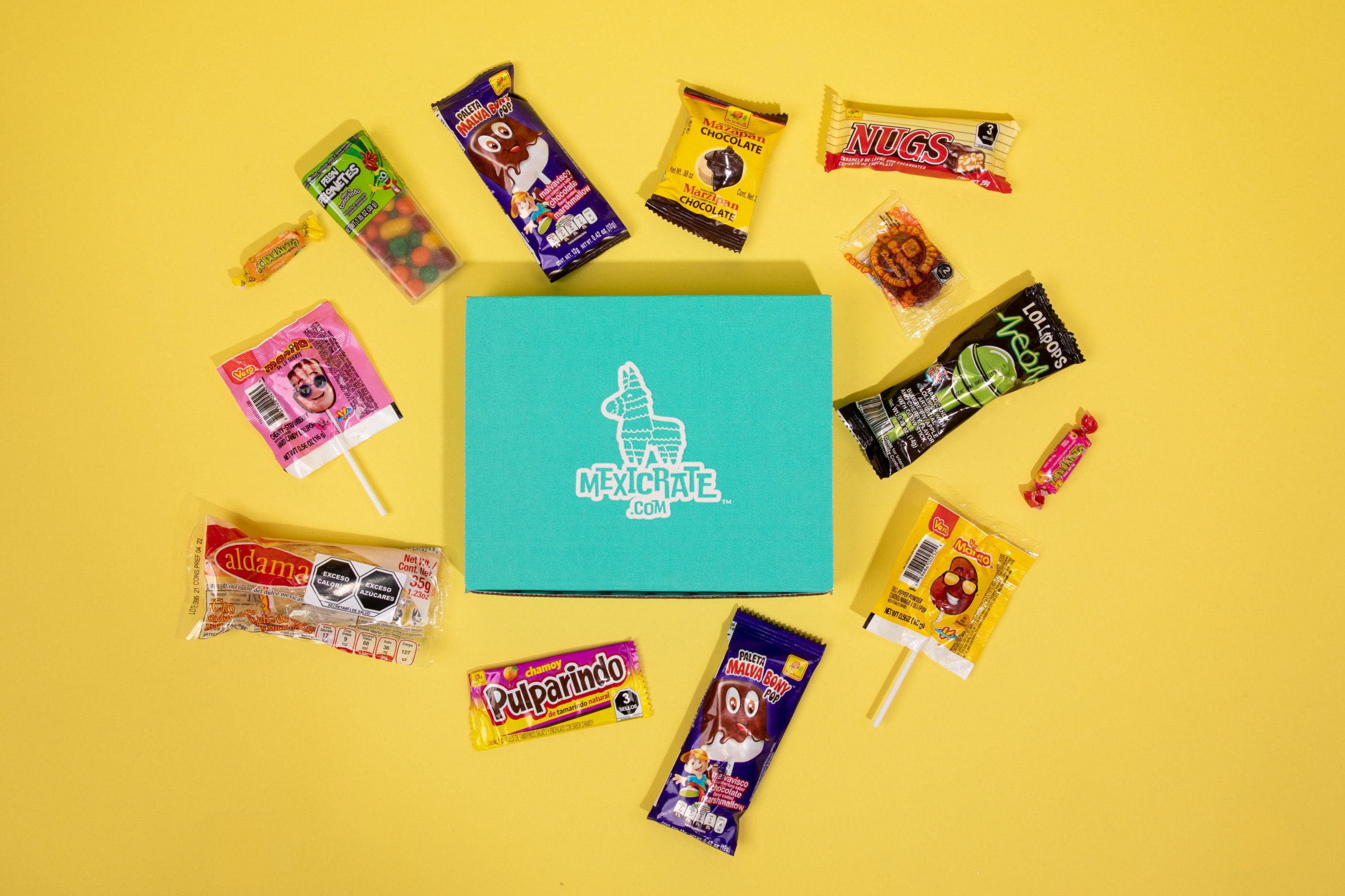 Mexican Candy Variety Box (pequeña 15ct) of Spicy, Sour & Sweet Premium ...