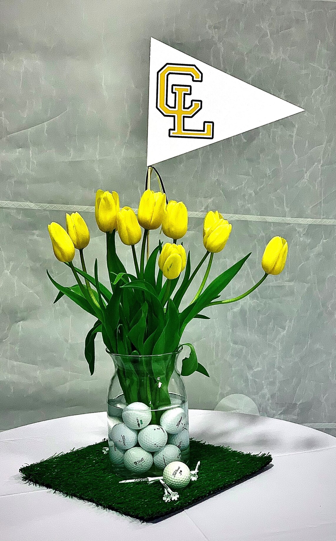 Golf Theme Party Flag Centerpieces - Etsy