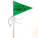 Golf Theme Party Flag Centerpieces - Etsy
