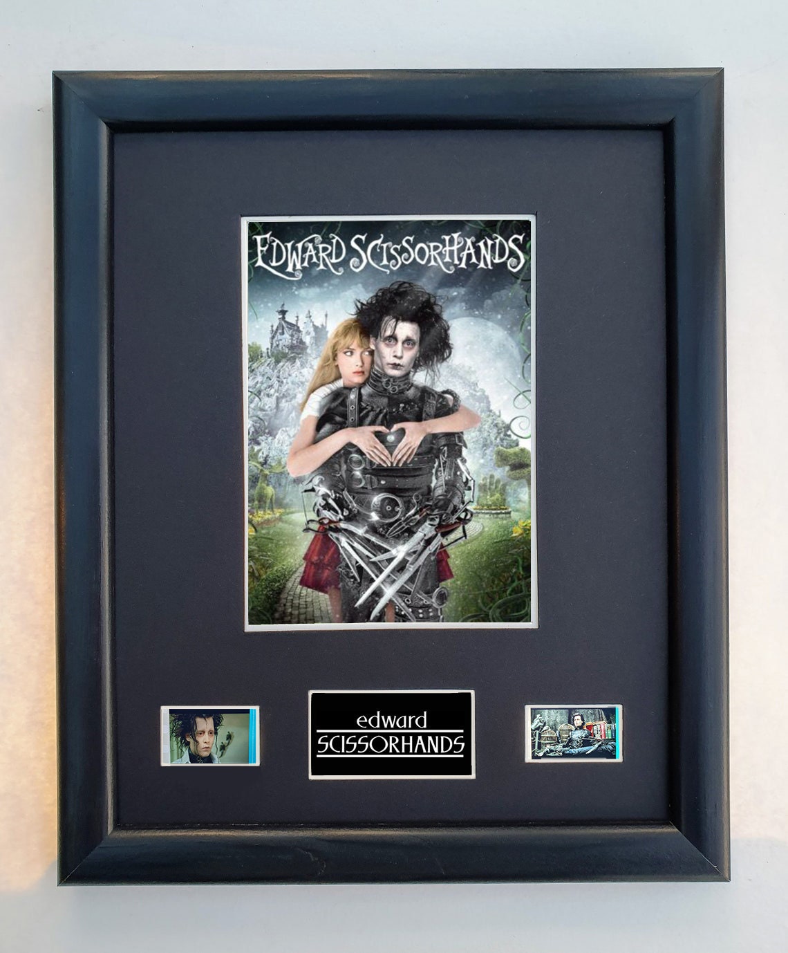 Edward Scissorhands- 10" X 8" Framed 35mm Film Cell Memorabilia Display ...