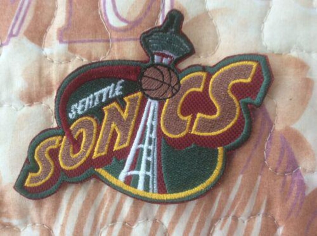 Patch Seattle Supersonics Sonics Defunct Team Washington Basket - Etsy