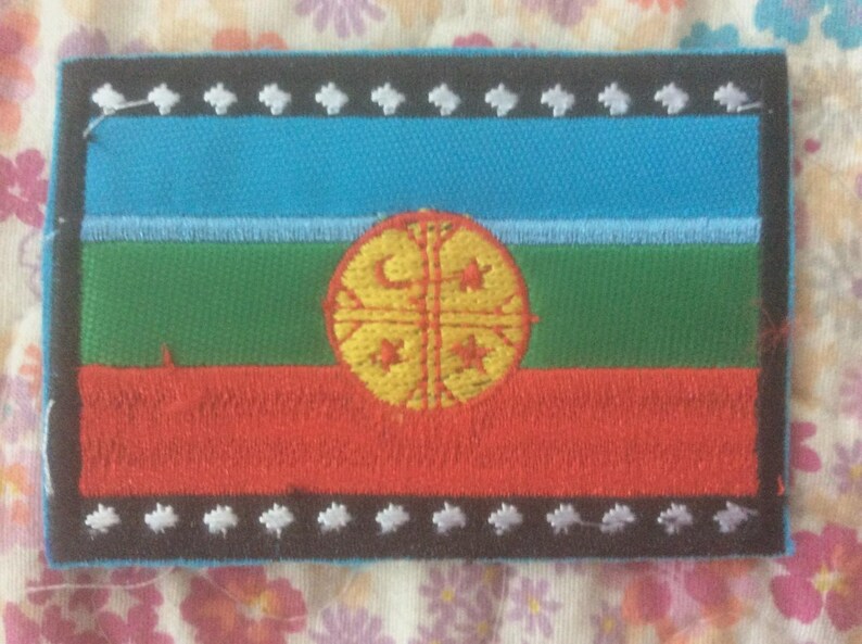 Patch Flag Mapuches Chile Indigegenous People Araucanía South America ...