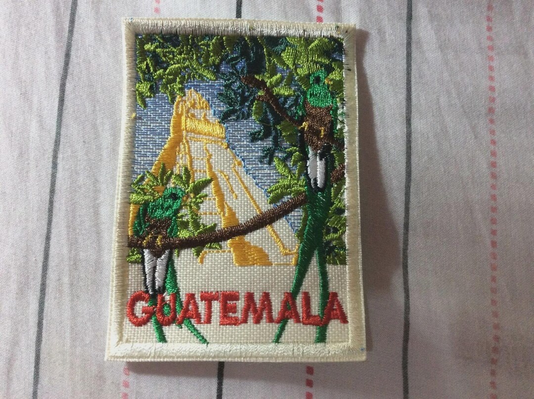 Patch Guatemala Quetzal Maya Tikal Mesoamerica Pre Columbian Central ...