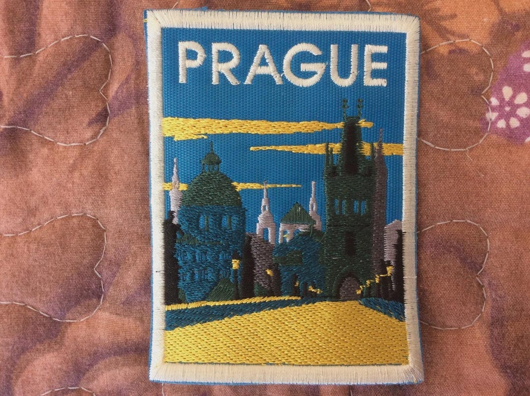 Patch Prague Czech Republic Souvenir Praha Mala Strana Bohemia - Etsy