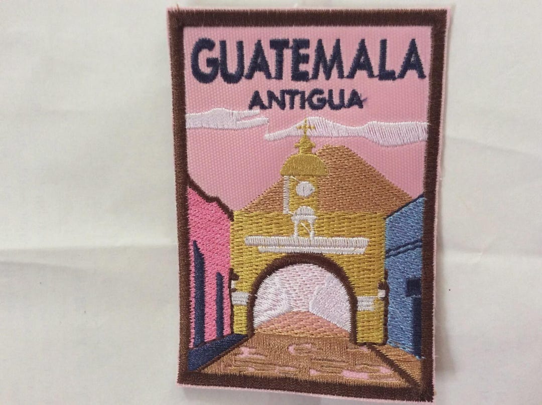 Patch Antigua Guatemala Souvenir Central America Maya Santa Catalina ...