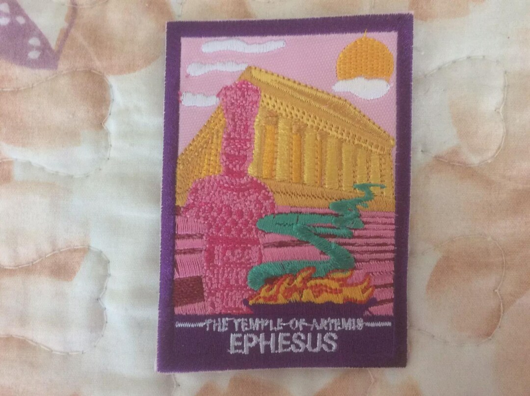 Patch Ephesus Ancient Greek Anatolia Turkey Temple Artemis Roman ...