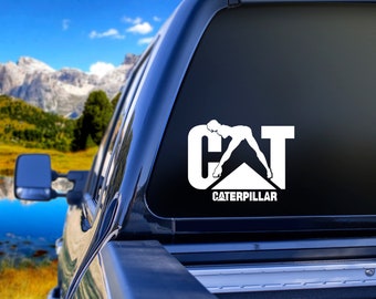Caterpillar Vinyl Decal - Etsy
