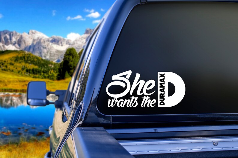She Wants the D Duramax Vinyl Decal - Etsy