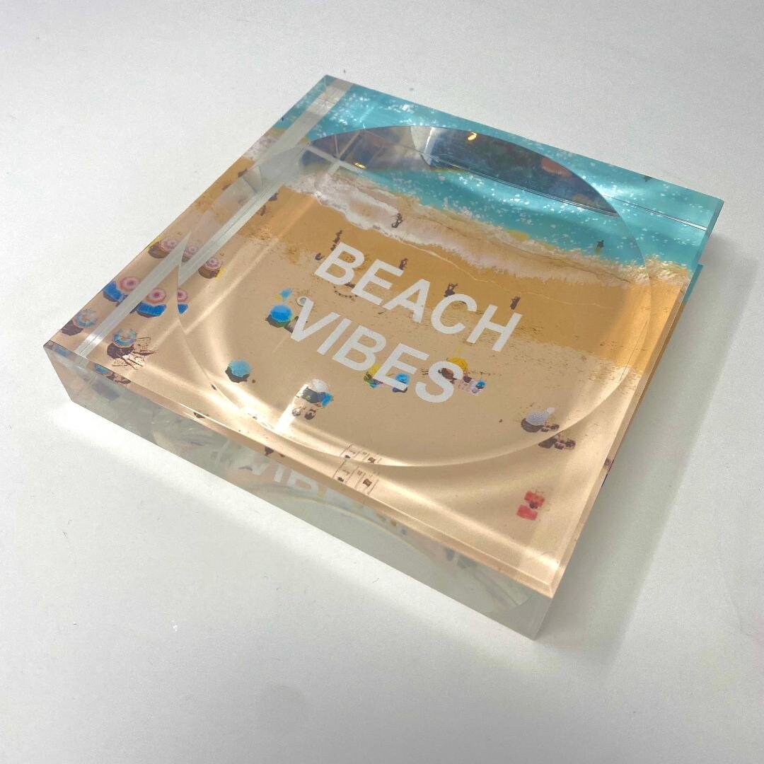 Beach Acrylic Block Candy Dish Catchall - Etsy