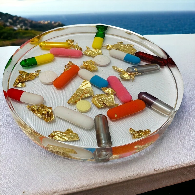 Pill Coaster - Etsy