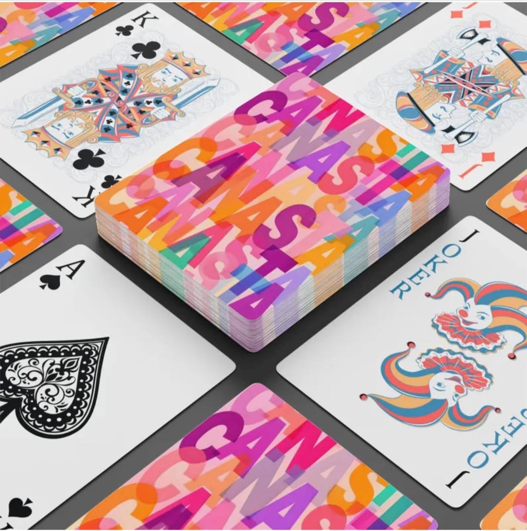 Canasta Playing Cards Deck of Cards - Etsy