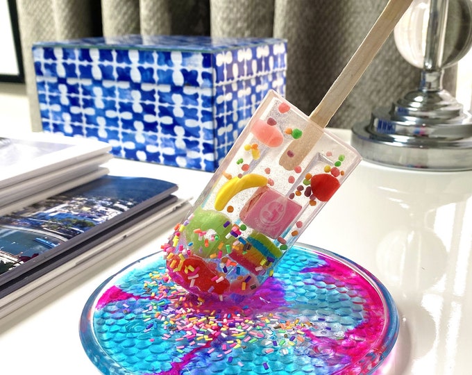 POPSICLE CANDY ART Resin Art - Etsy