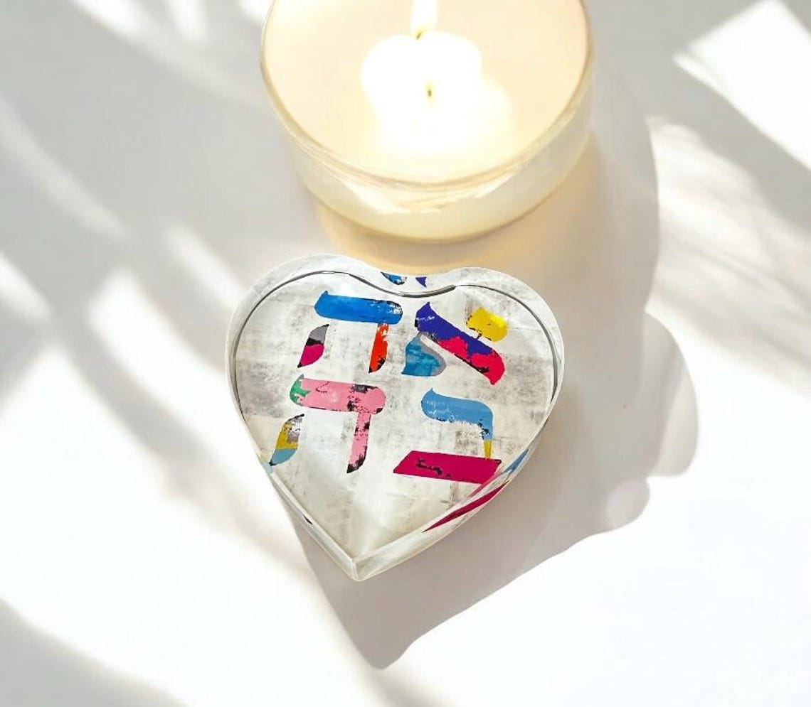 Ahava Crystal Paperweight Table Decor Napkins Weight - Etsy