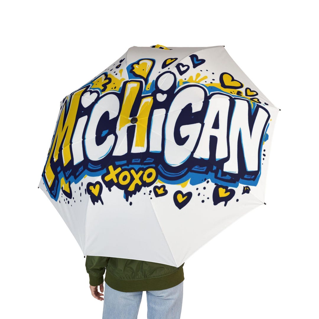 University College Rain Umbrella Semi-automatic Foldable Umbrella ...