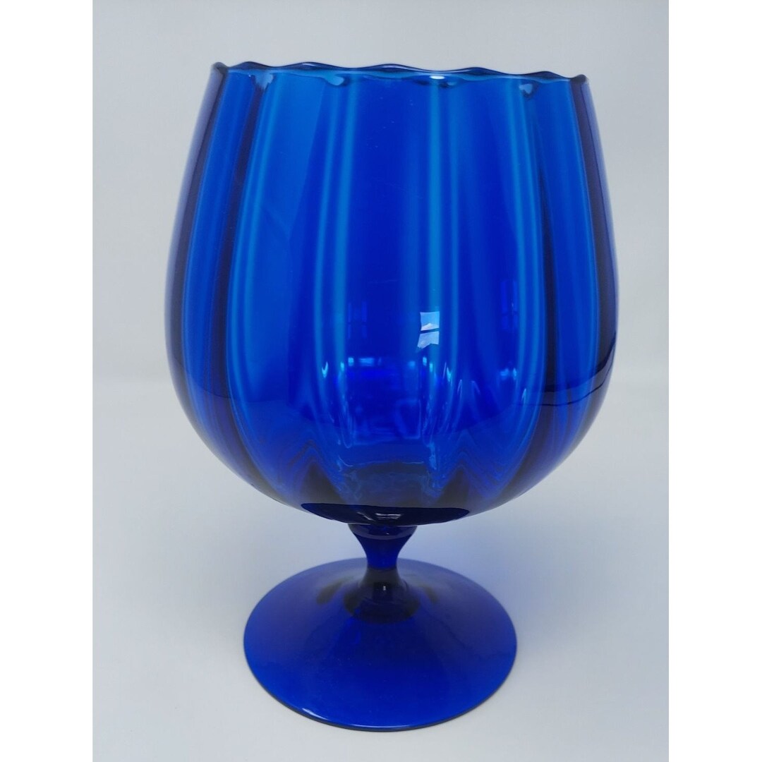 Large Cobalt Blue Empoli Mid Century Brandy Cognac Snifter - Etsy