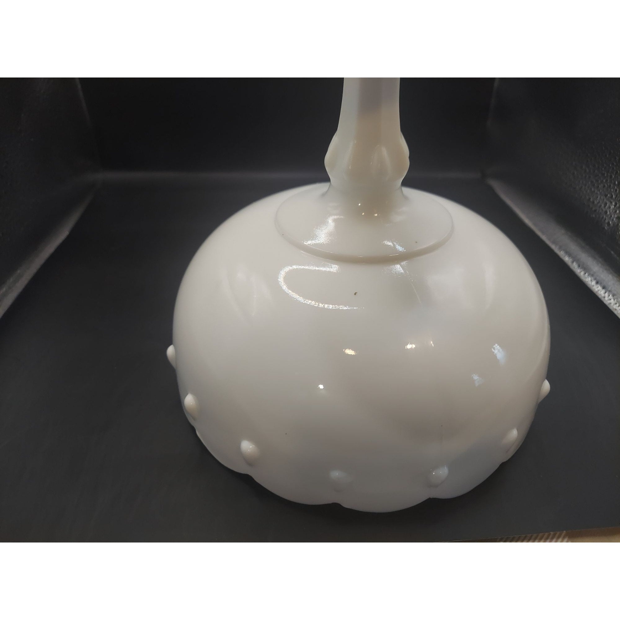 Indiana Glass Tear Drop White Milk Glass Compote - Etsy