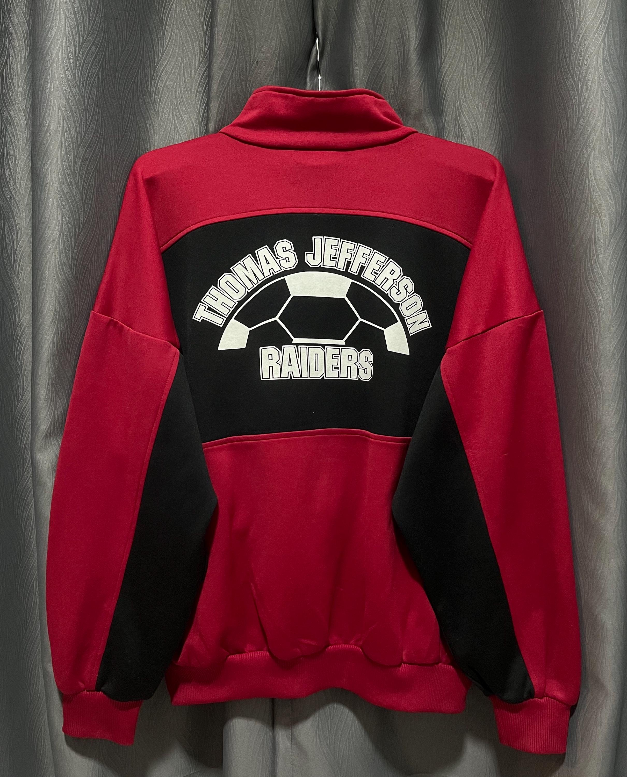 Vintage 90s Adidas Thomas Jefferson Raiders Soccer Team Track Top Large ...