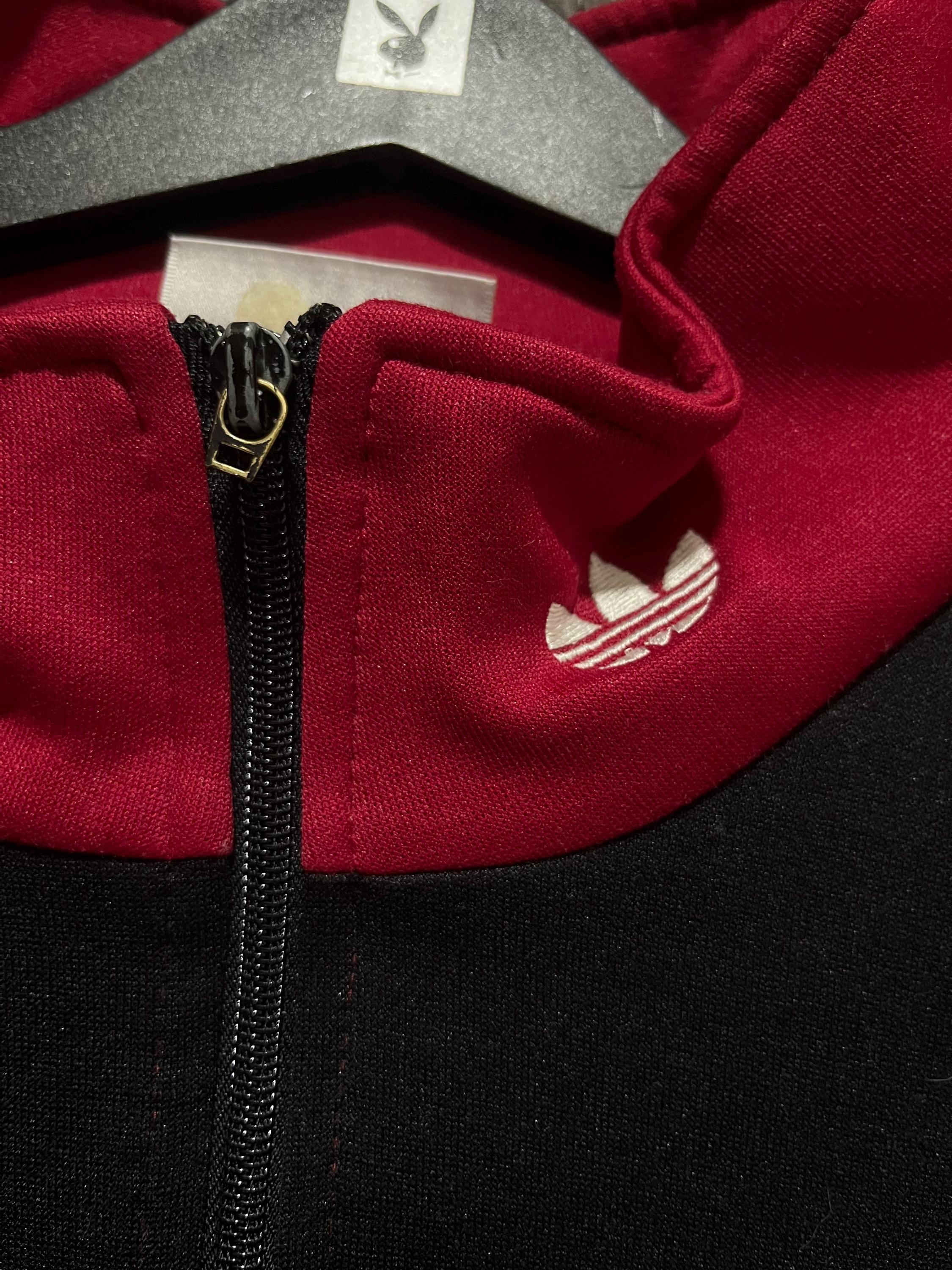 Vintage 90s Adidas Thomas Jefferson Raiders Soccer Team Track Top Large ...