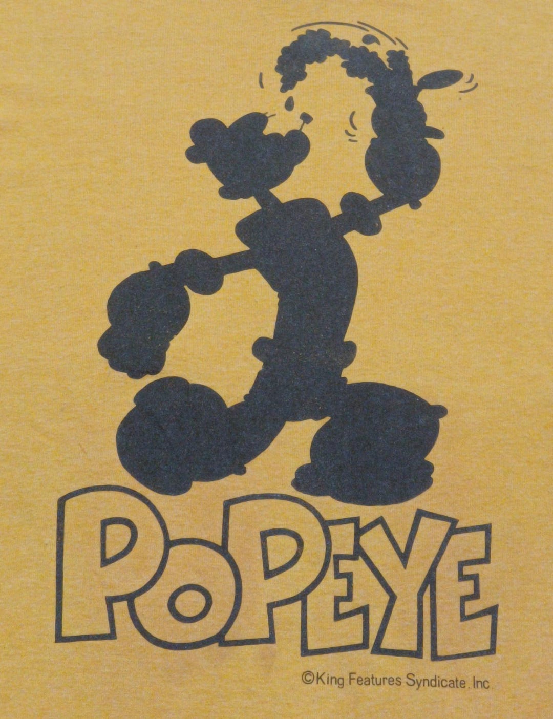 Vintage Popeye by King Features Syndicate Inc Poly-cotton Blend 90s T ...