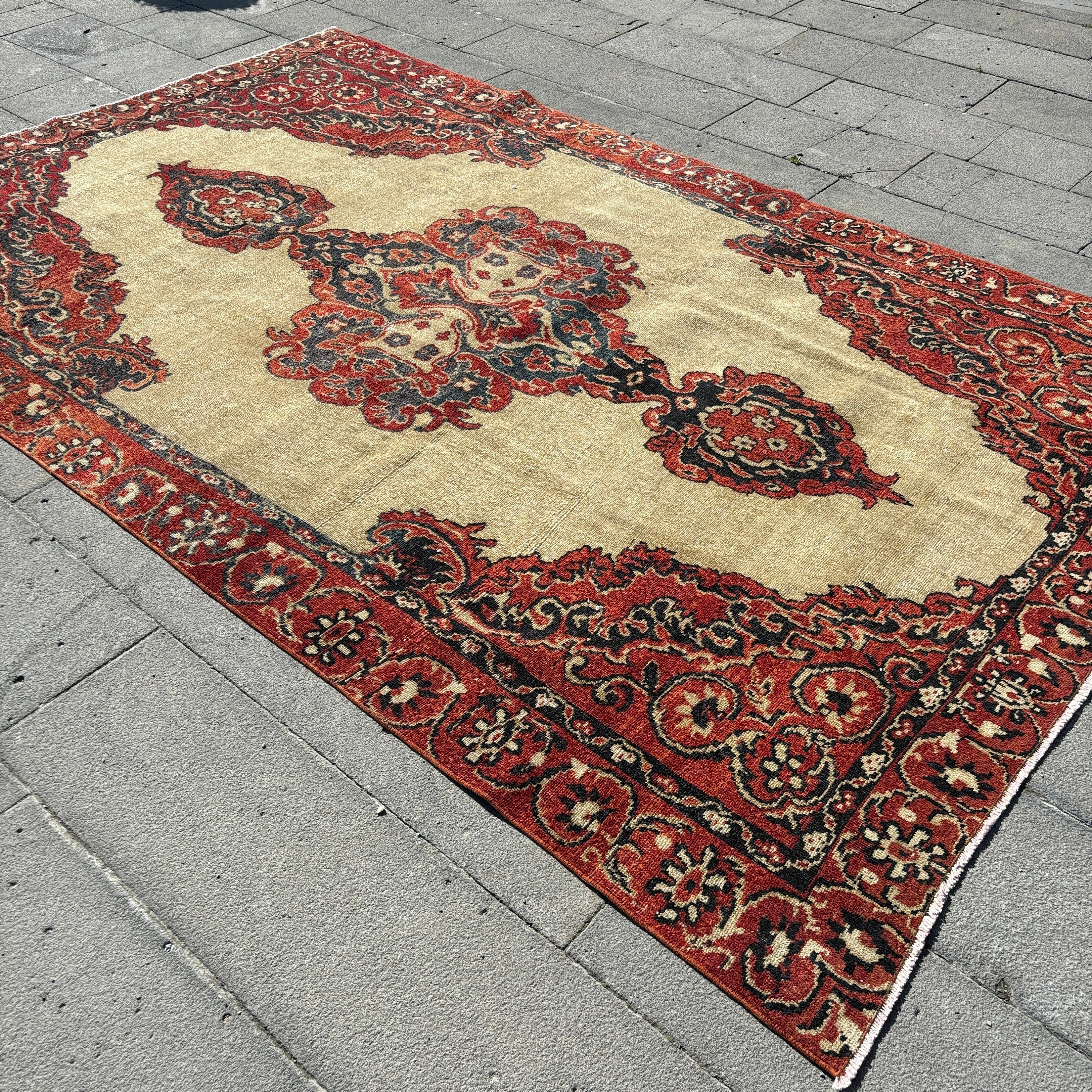 Vintage Rug, 6x10 Large Rugs, Turkish Rug, Anatolian Rug, Rugs for ...