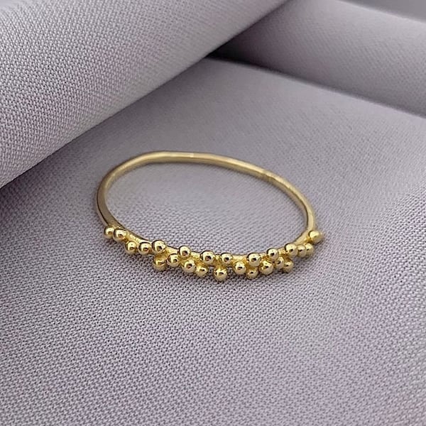 14k Minimalist Ring - Etsy