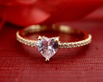 Gold Heart Ring - Etsy