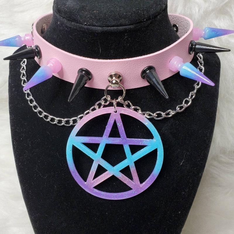 Spiked Choker - Etsy
