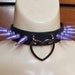 Zombie Heart Custom Spiked Choker, Custom Choker, Emo Jewelry, Pastel ...