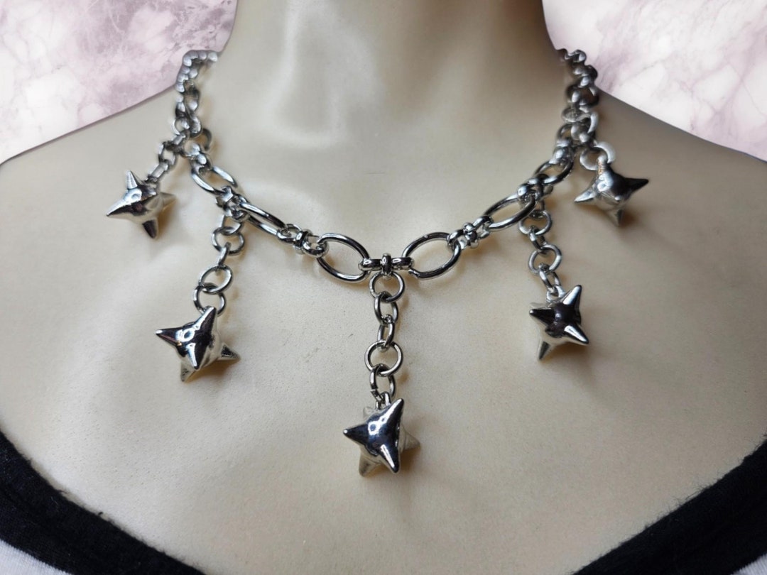 Fight, Flight, or Flail: Medieval Chain Choker, Metal Choker Necklace ...