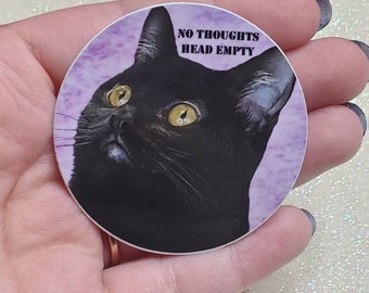 Empty Head Sticker - Etsy