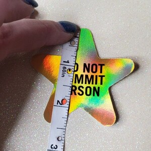 Gold Star Stickers, Holographic Stickers, Reward Stickers, Did Not ...