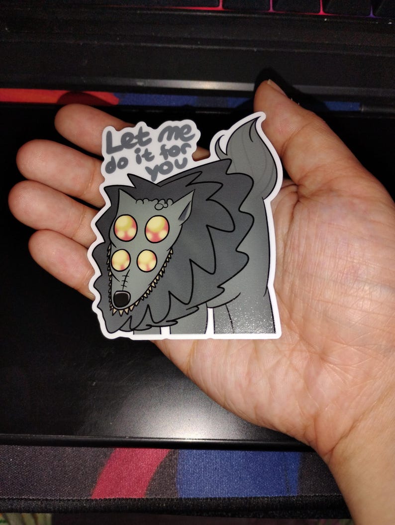Moonless Meme Sticker | Fear and Hunger Vinyl Sticker - Etsy