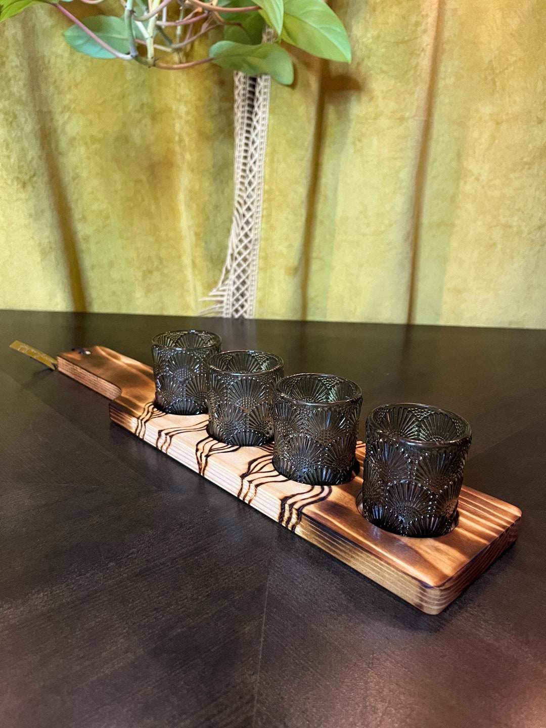 Woodburned Shot Flight Paddle - Etsy