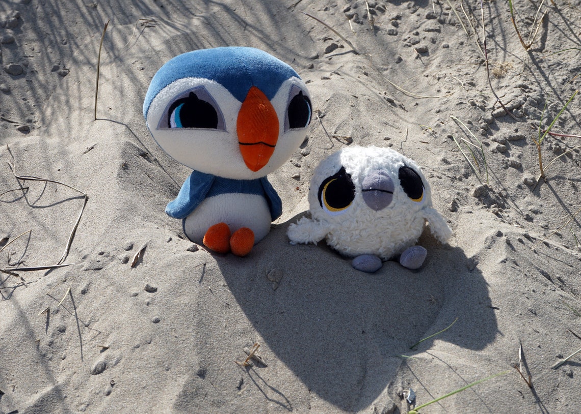 Official Merchandise Puffin Rock Oona & Baba Plush - Etsy