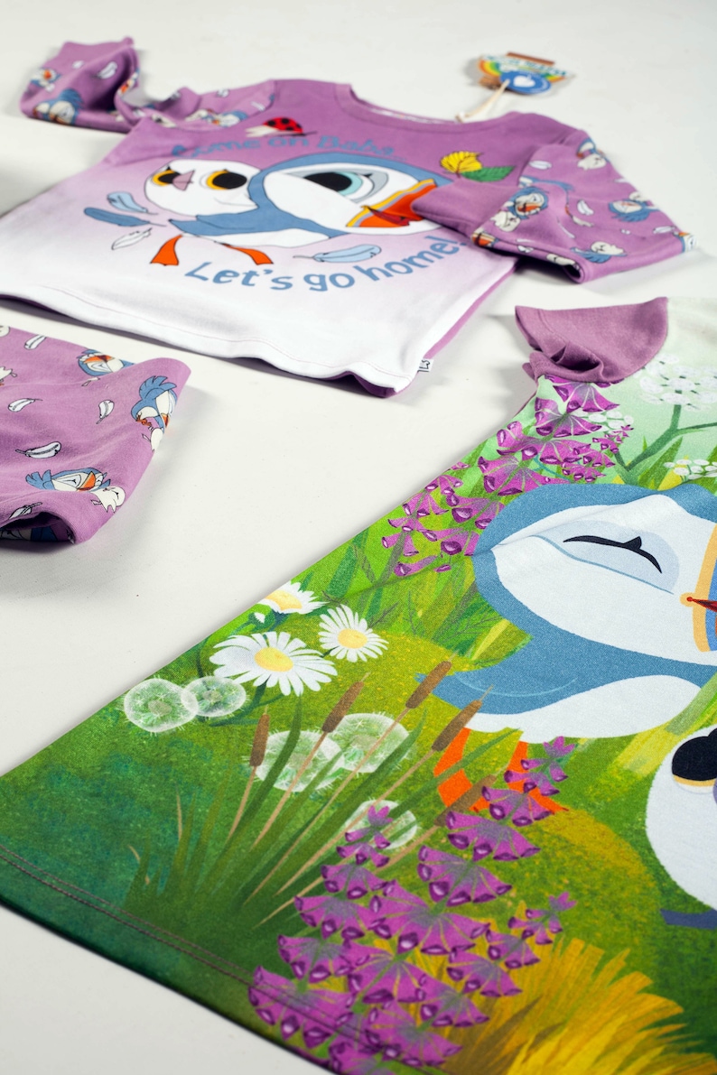 Official Puffin Rock Merchandise Pyjamas | Etsy